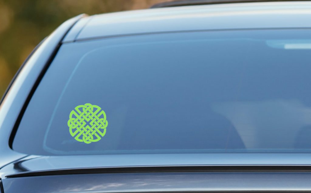 Dara Knot Celtic symbol sticker, Doire, Irish sticker, Gaelic, vinyl ...